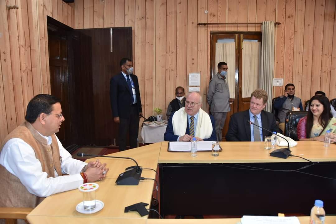 मुख्यमंत्री धामी से आइसलैंड के उच्चायुक्त गुडनी ब्रैगसन ने की भेंट ...